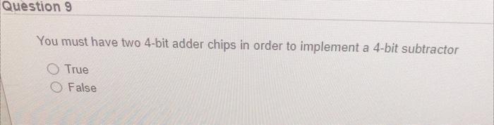 Solved How will you use 74LS283 chips to implement an 8-bit | Chegg.com