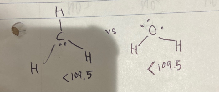 Solved Bond angle questionhow do we rank the bond angle | Chegg.com