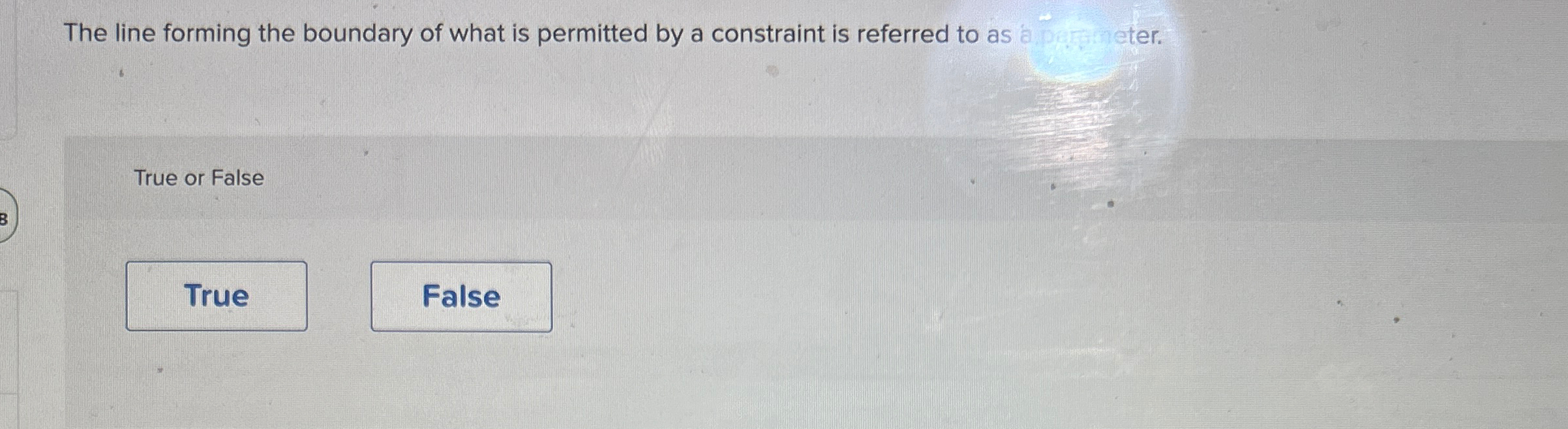 Solved The line forming the boundary of what is permitted by | Chegg.com
