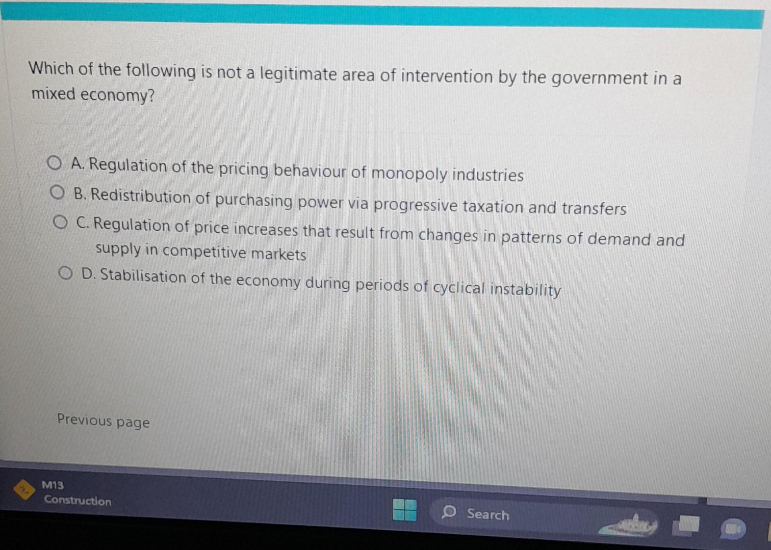 Solved Which of the following is not a legitimate area of | Chegg.com