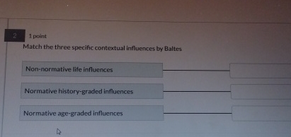 Solved 21 ﻿pointMatch the three specific contextual | Chegg.com
