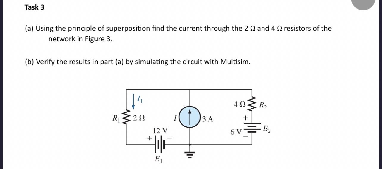 Solved Task 3(a) ﻿Using the principle of superposition find | Chegg.com