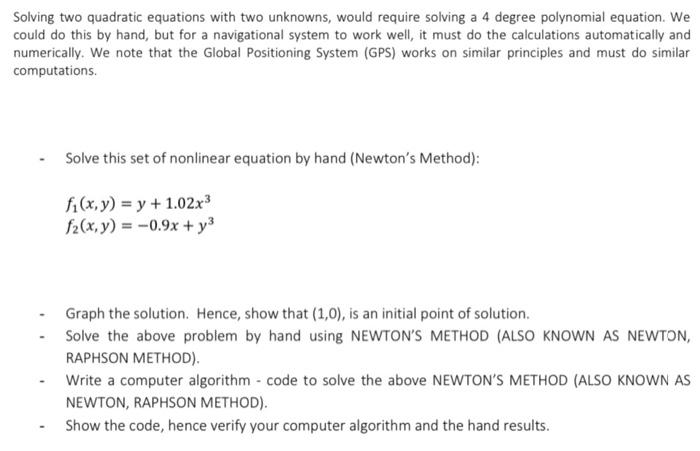 Solved NEWTON' S METHOD (ALSO KNOWN AS NEWTON---RAPHSON | Chegg.com