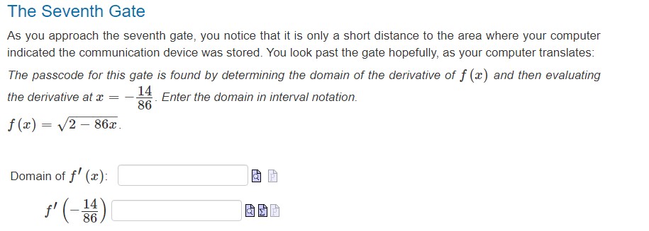 Solved The Seventh GateAs you approach the seventh gate, you | Chegg.com