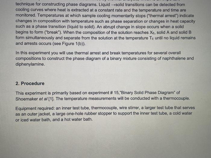 Solved The purpose of this experiment is to study | Chegg.com