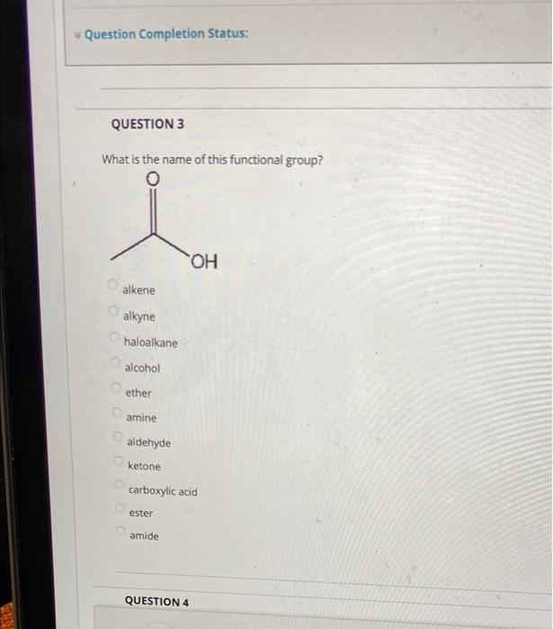 Solved What is the name of this functional group? | Chegg.com