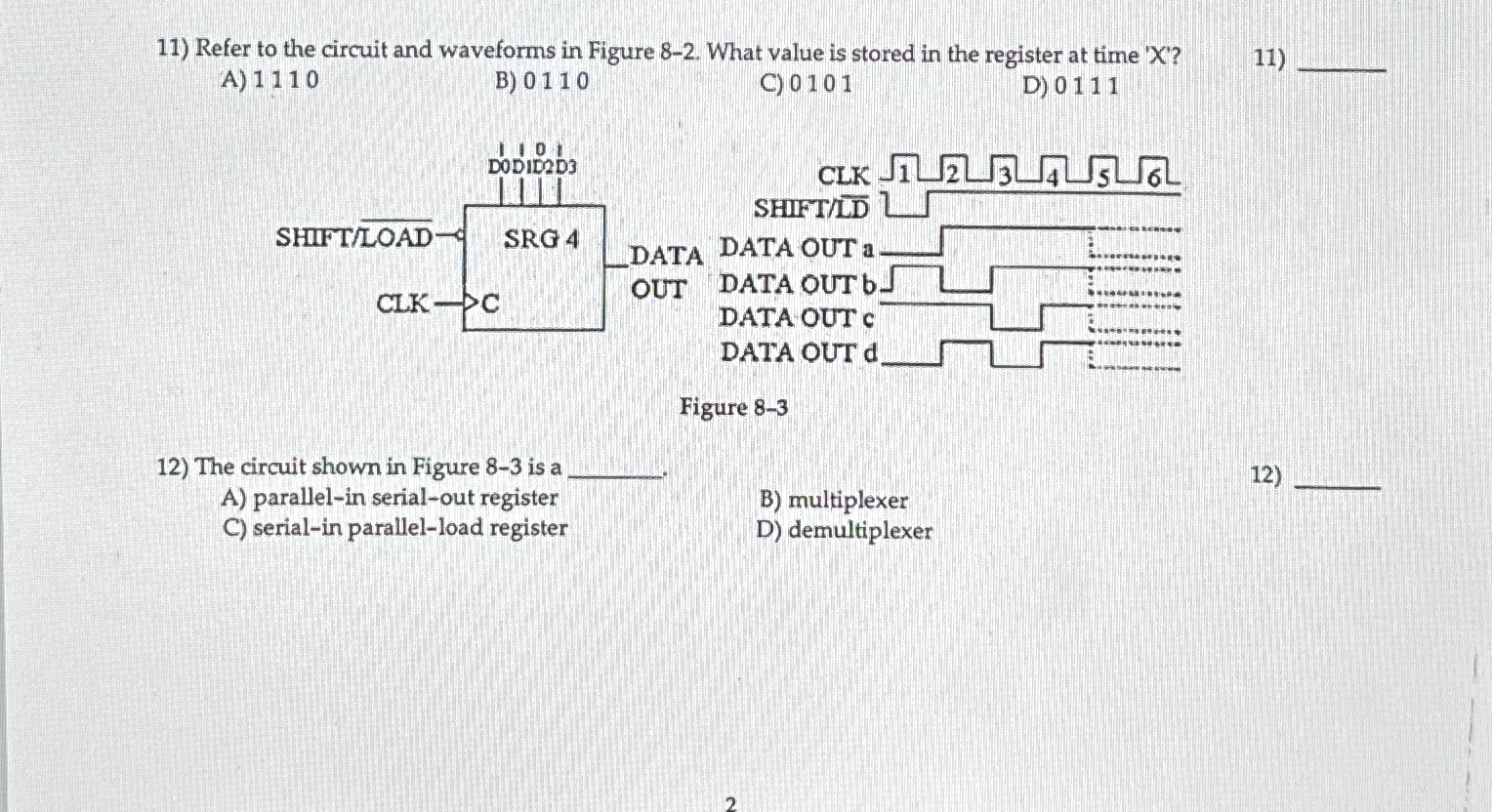 Solved How many data bits can be stored in the register | Chegg.com