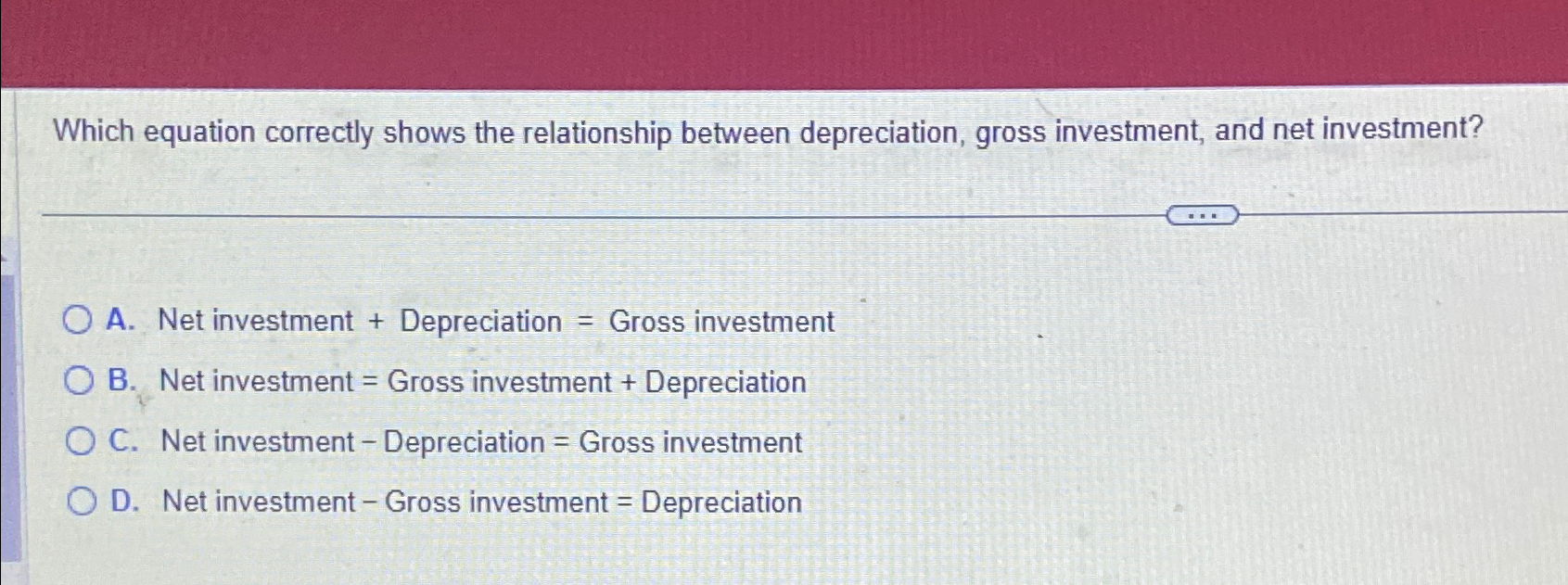 Solved Which equation correctly shows the relationship | Chegg.com