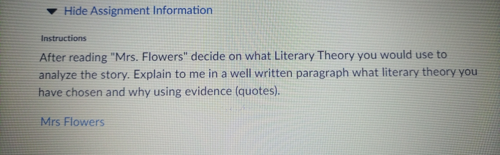 Hide Assignment InformationInstructionsAfter reading | Chegg.com