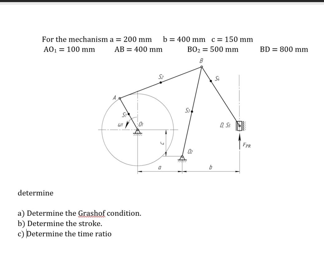 Solved For the mechanism | Chegg.com