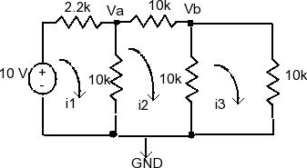 Solved a) Find the voltages Va and Vb in the given circuit | Chegg.com