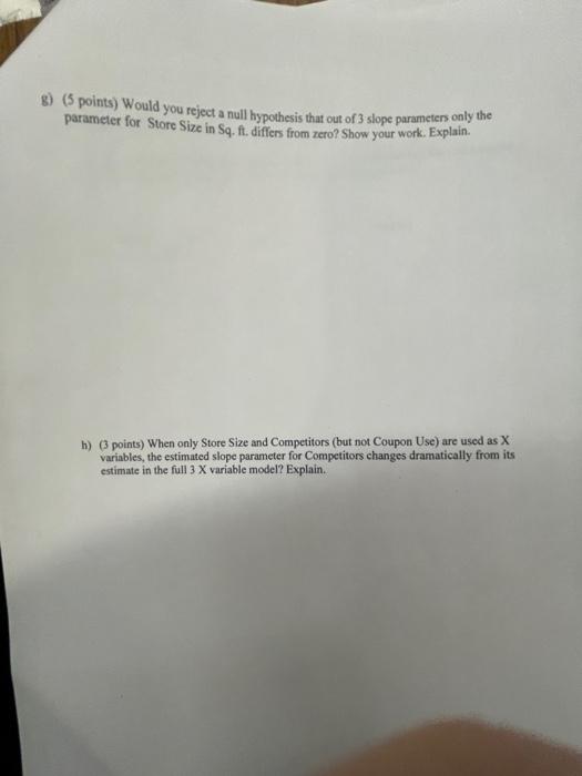 Solved PARTD (29 POINTS) Use the attached 4 Excel outputs (A | Chegg.com