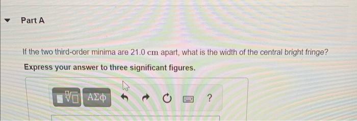 Solved A two-slit pattern is viewed on a screen 1.40 m from | Chegg.com