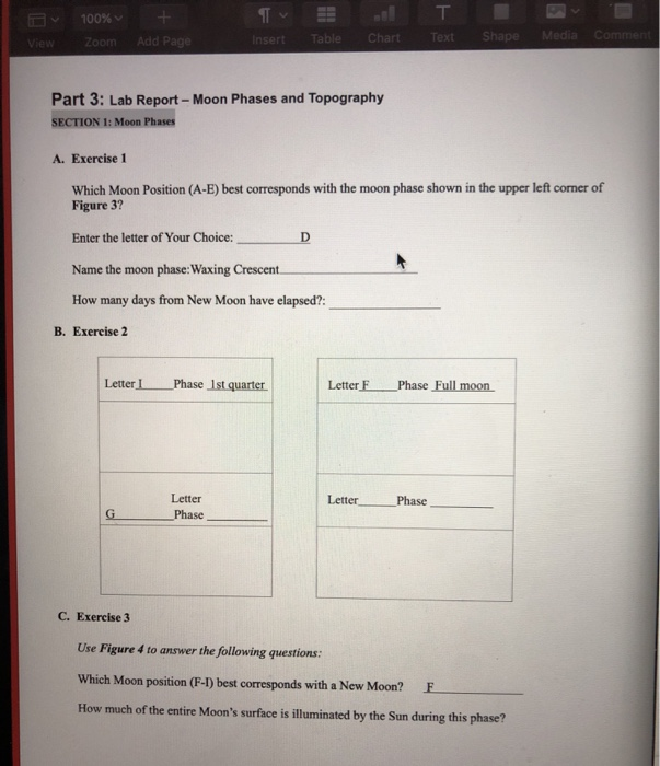 Eu View 100% Zoom to Add Page Insert Table Chart Text | Chegg.com