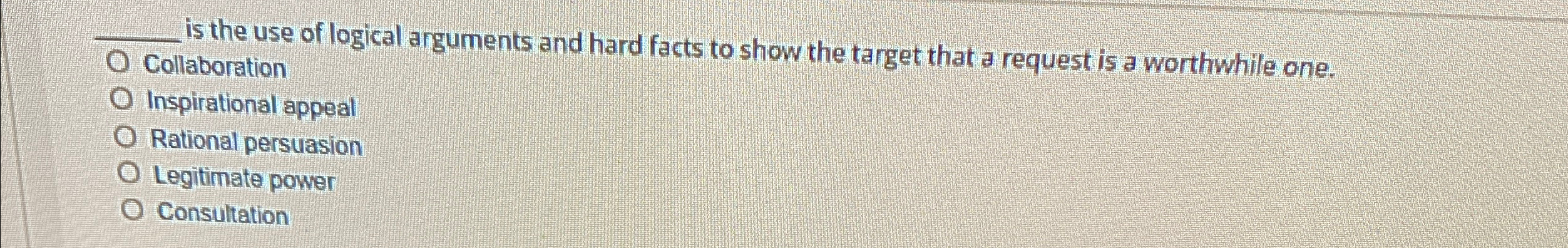 Solved q, ﻿is the use of logical arguments and hard facts to | Chegg.com