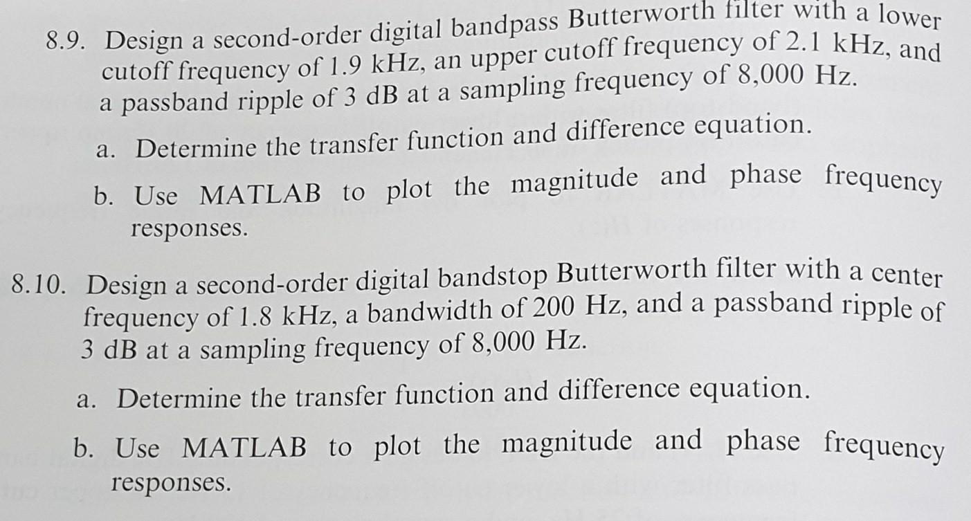 3. The normalized lowpass filter with a cutoff | Chegg.com