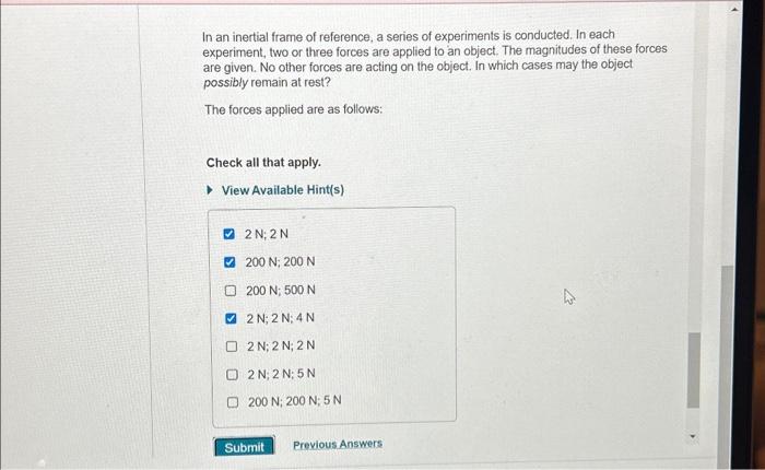 Solved In an inertial frame of reference, a series of | Chegg.com