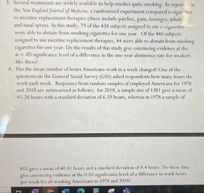 Solved Final assignment in Statistics and Probability (in | Chegg.com