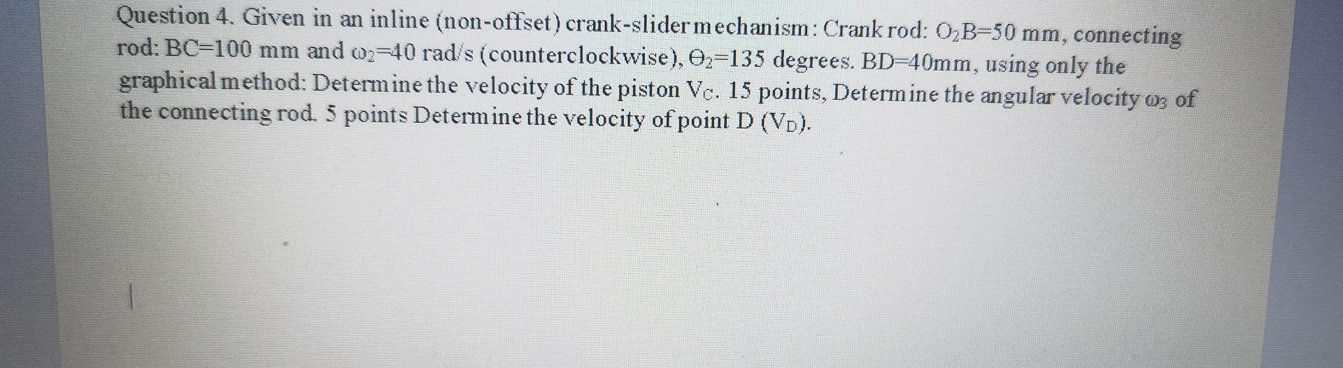 Solved Question 4. Given in an inline (non-offset) | Chegg.com