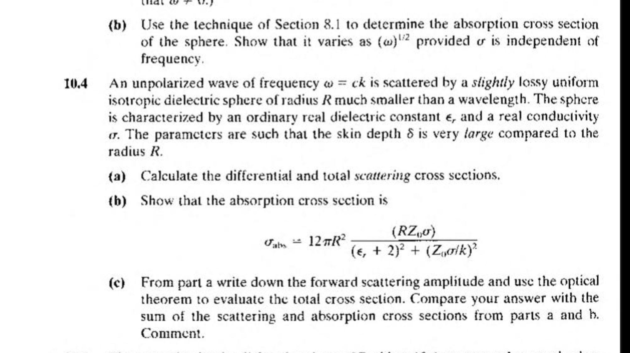 Solved (b) ﻿Use the technique of Section 8.1 ﻿to determine | Chegg.com