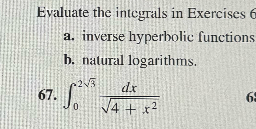 Solved Evaluate the integrals in Exercisesa. ﻿inverse | Chegg.com