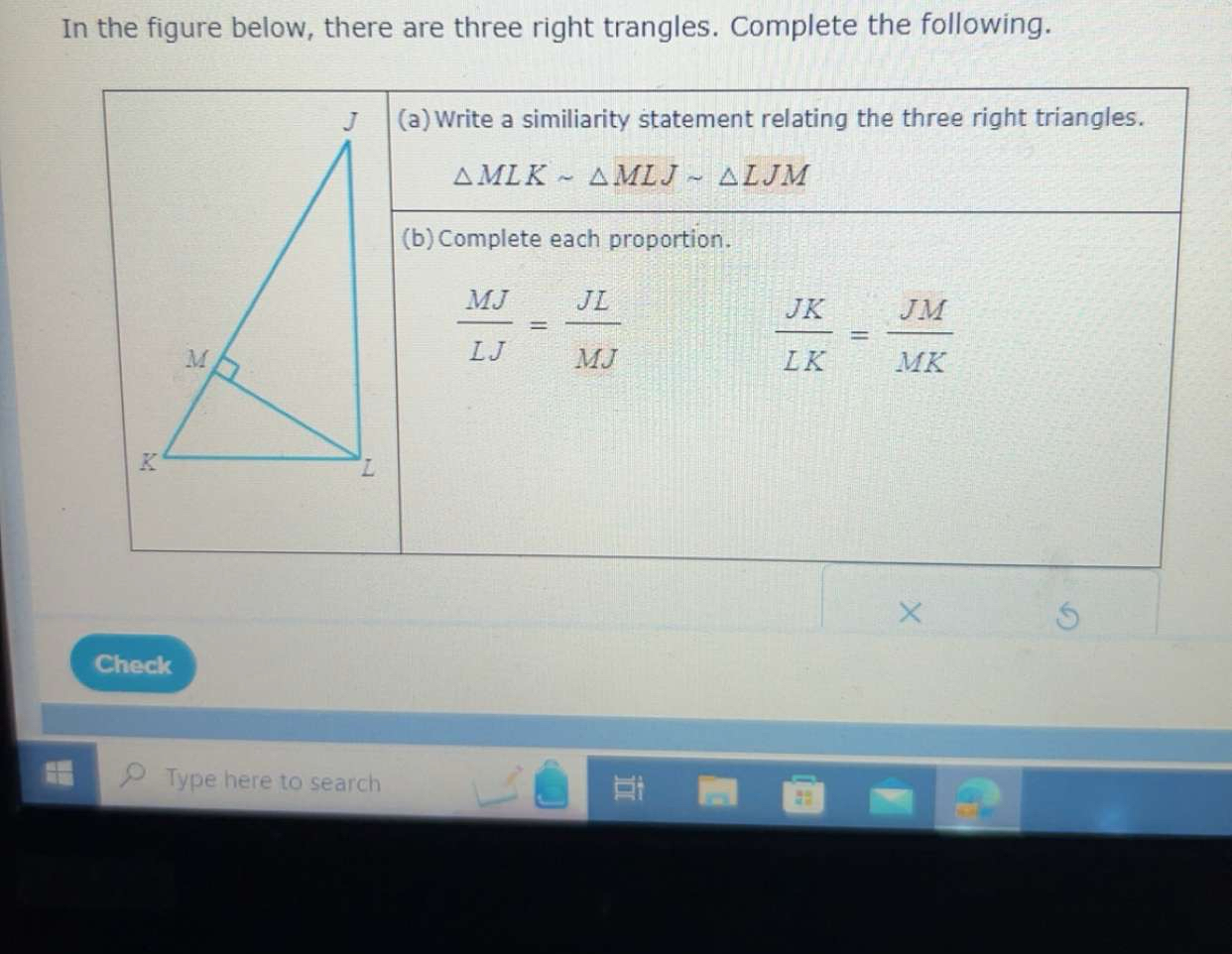 Solved In the figure below, there are three right trangles. | Chegg.com
