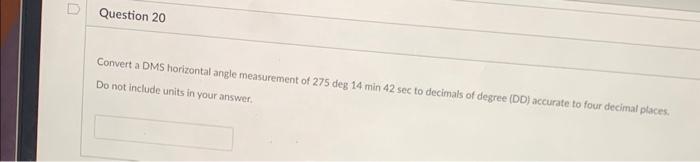 Solved Catculate the slope distance in meters (accurate to | Chegg.com