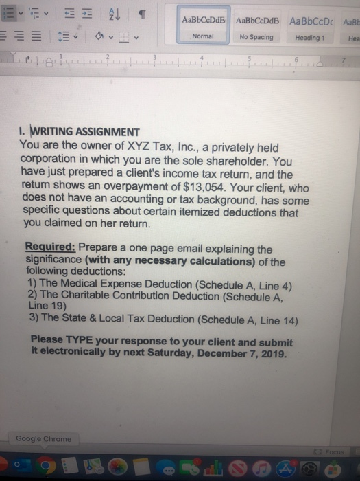 EL 1 AaBbCcDdE AaBbCcDde AaBbCcDc Aabb No Spacing | Chegg.com