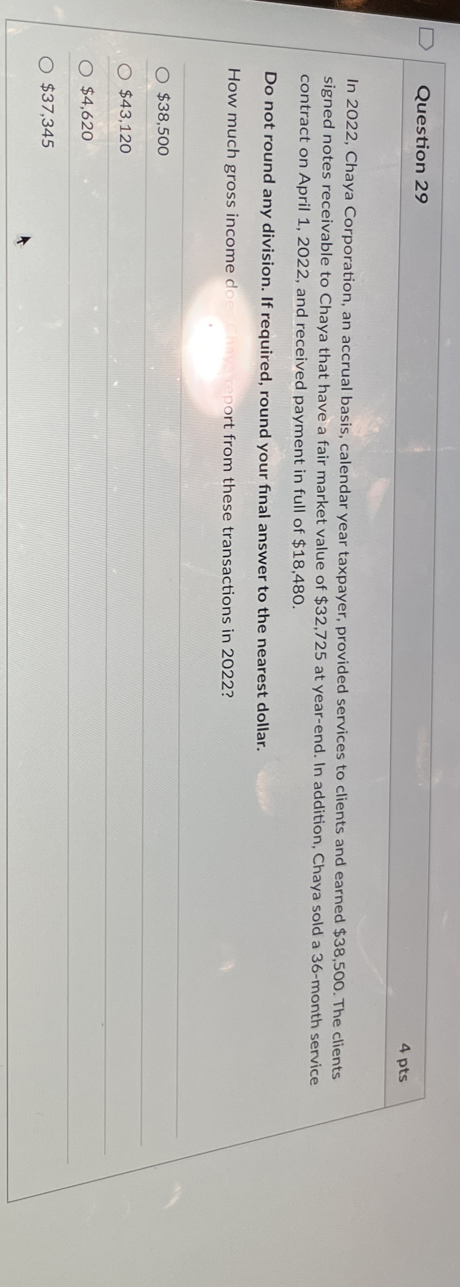 Solved Question 294 ﻿ptsIn 2022, ﻿Chaya Corporation, an | Chegg.com