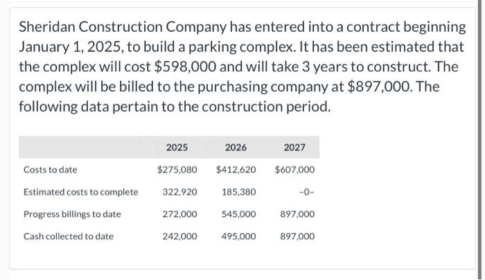 Solved Using the percentage-of-completion method, compute | Chegg.com