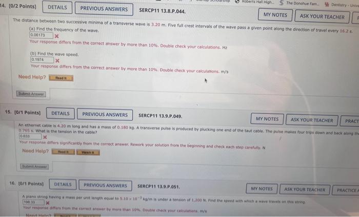 Solved The distance between two successive minima of a | Chegg.com