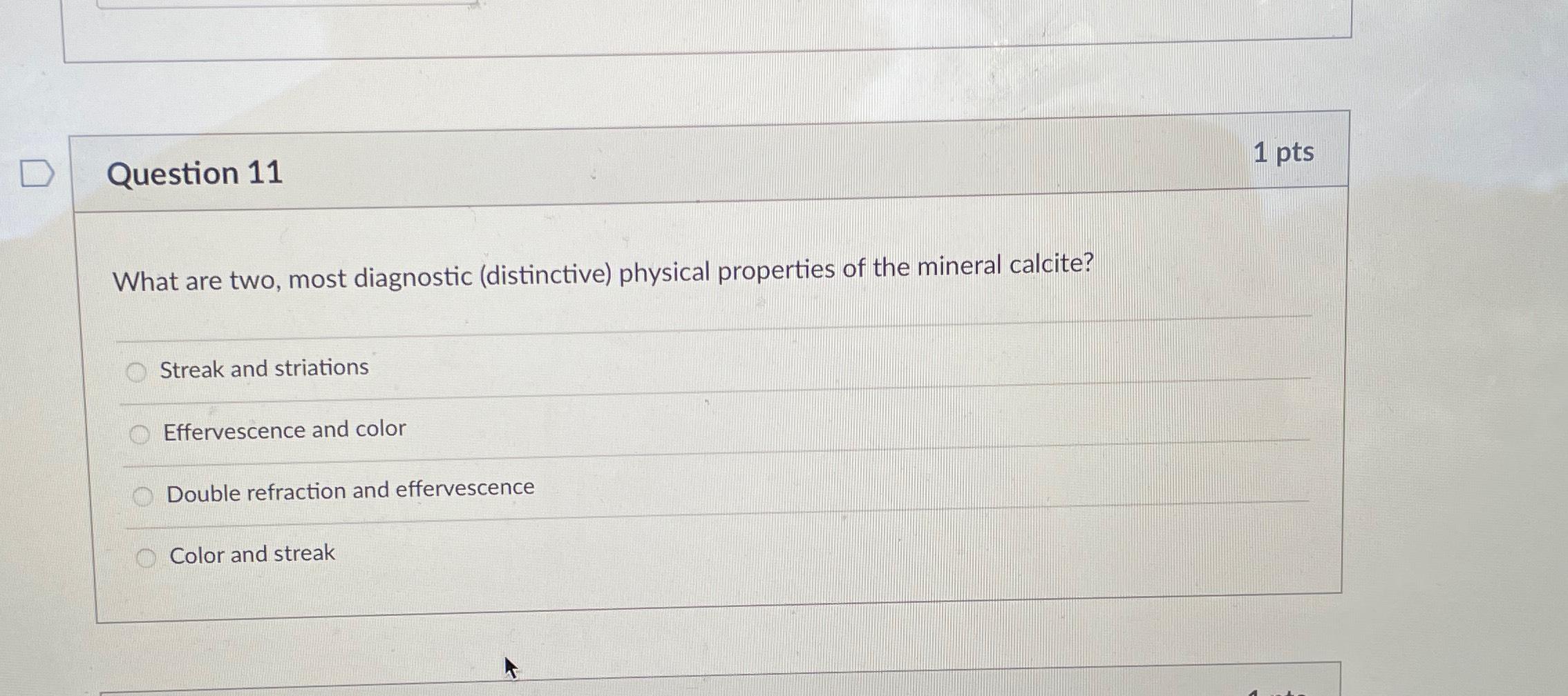 Solved Question 111 ﻿ptsWhat are two, most diagnostic | Chegg.com