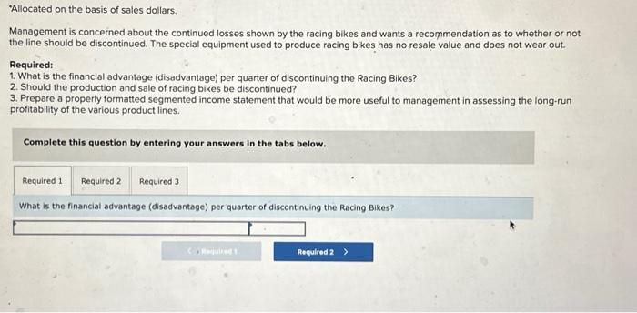 Solved Exercise 11-2 (Algo) Dropping or Retaining a Segment | Chegg.com