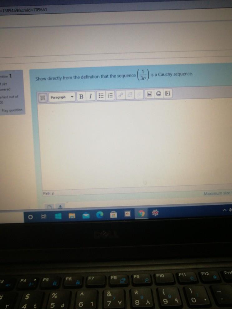 Solved Show directly from the definition that the sequence 1 | Chegg.com