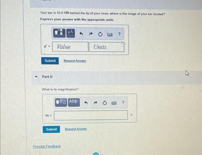 Solved Examining your image in a convex mirror whose radius | Chegg.com