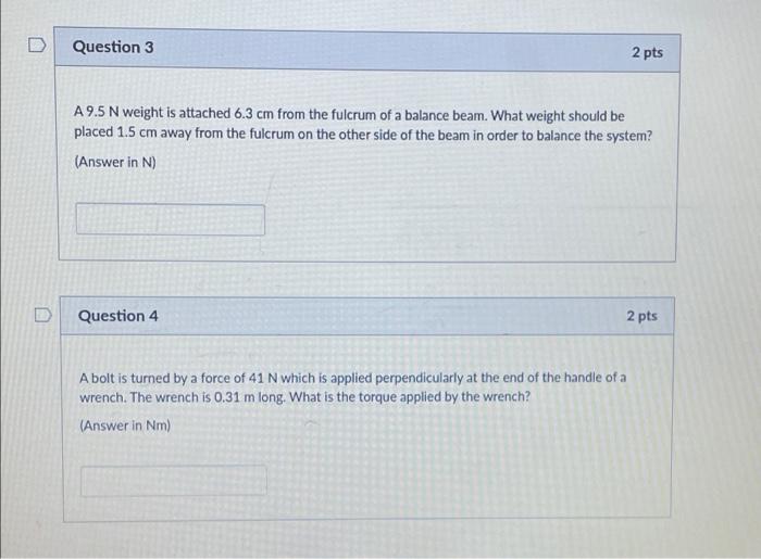 Solved D Question 1 2 pts A physics teacher on a spinning | Chegg.com