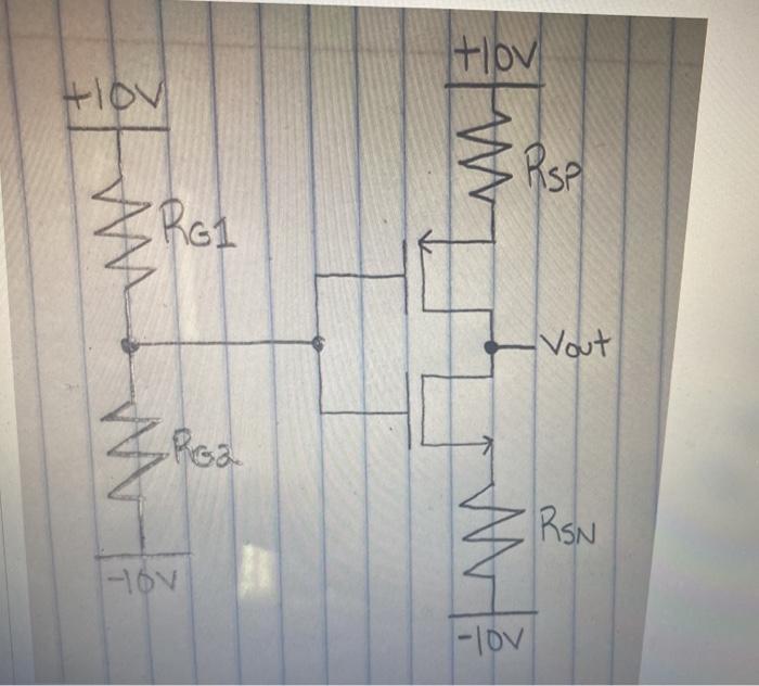 Solved tlov Rsp ERGI Vout Zioa RSN -ov -lov NMOS EQUATIONS: | Chegg.com