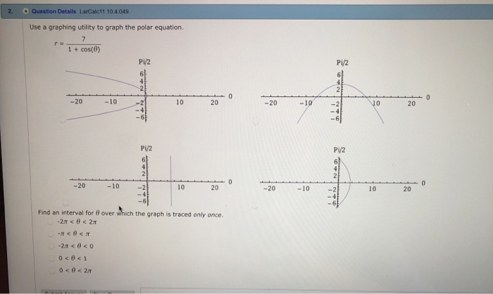 Solved Convert the polar equation to rectangular form and | Chegg.com