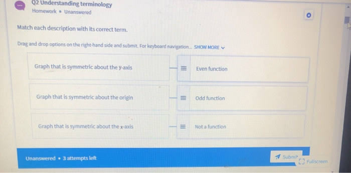 Solved Q2 Understanding terminology Homework. Unanswered o | Chegg.com Solved Q2 Understanding terminology Homework. Unanswered o | Chegg.com