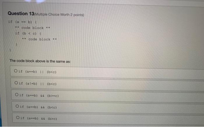 Solved Question 6(Multiple Choice Worth 2 points) Which of | Chegg.com