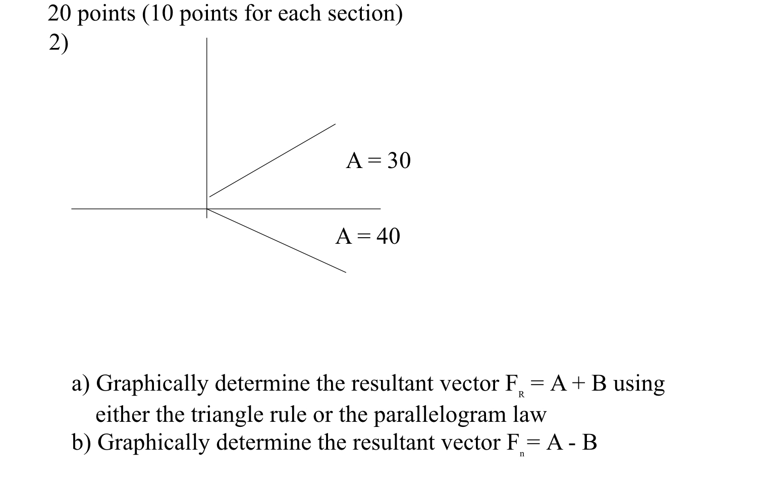 20 ﻿points ( 10 ﻿points for each section)a) | Chegg.com