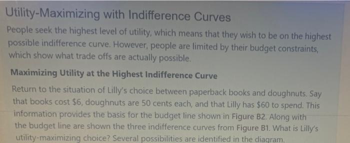 Solved Utility-Maximizing with Indifference Curves People | Chegg.com