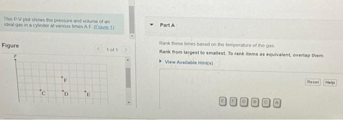 Solved This P-V plot shows the pressure and volume of an | Chegg.com