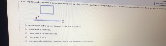 Solved A rectangular conducting loop is placed near a long | Chegg.com
