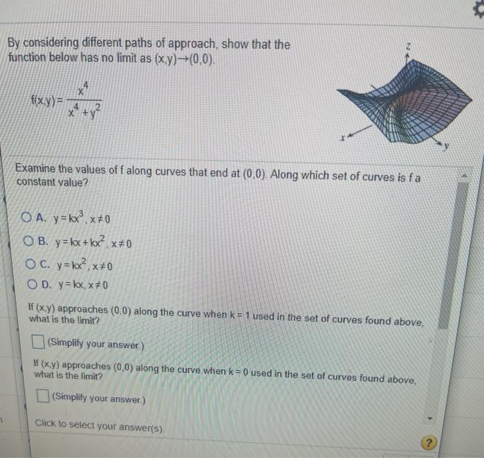 Solved By considering different paths of approach, show that | Chegg.com
