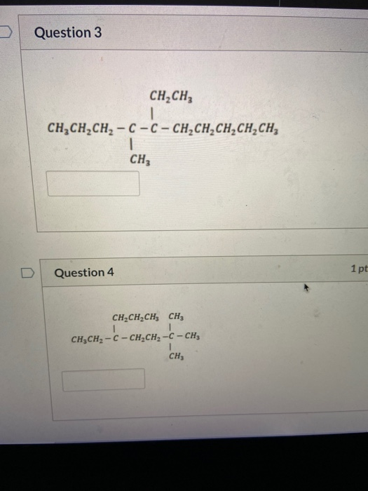 Solved Question 3 CH2CH2 CH2CH2CH2 - C-C- CH2CH2CH2CH2CH2 CH | Chegg.com