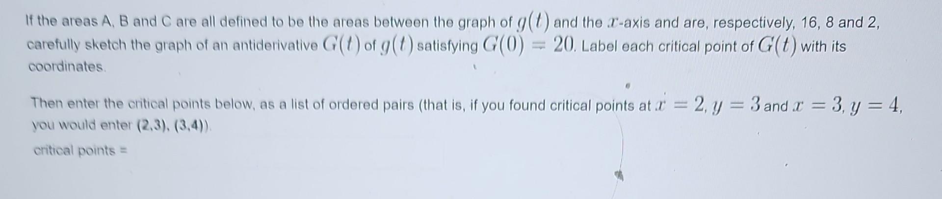 Solved If the areas A,B and C are all defined to be the | Chegg.com