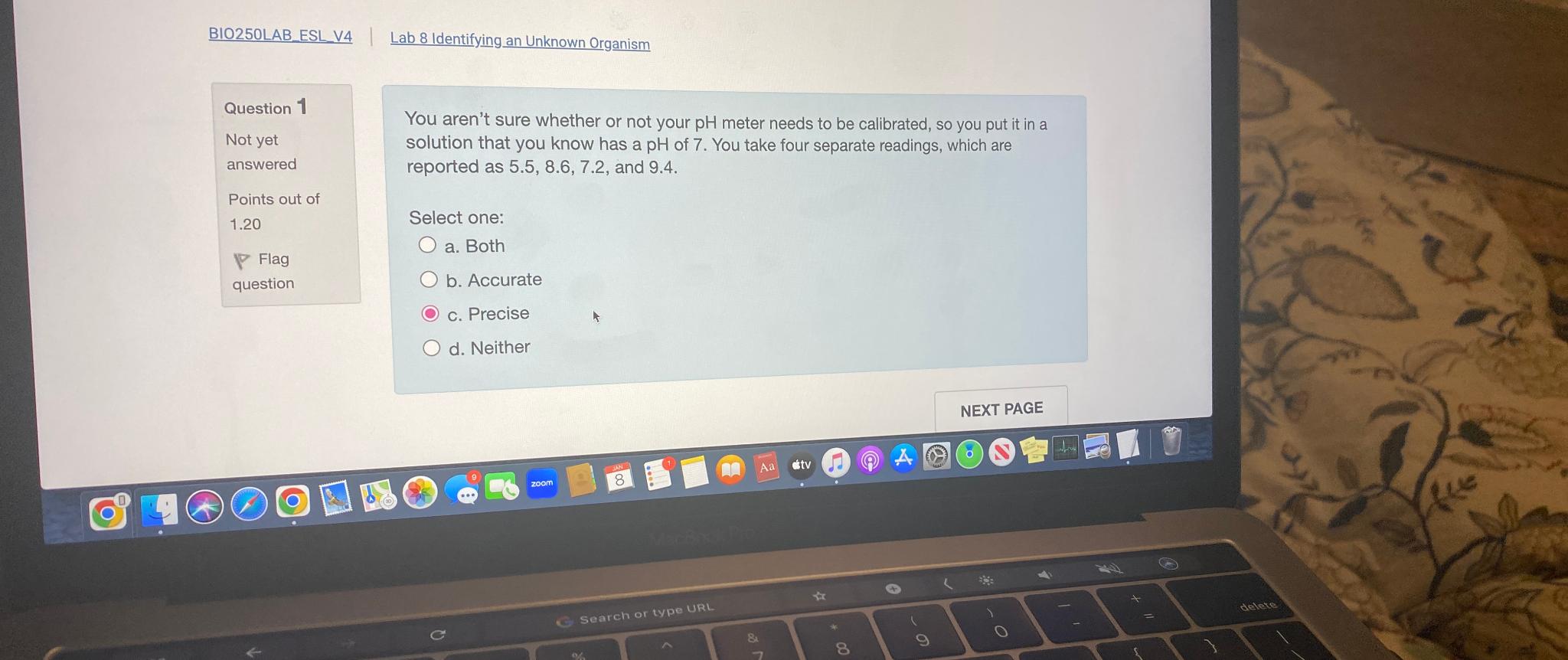 Solved BIO250LAB_ESL_V4Lab 8 ﻿Identifying an Unknown | Chegg.com