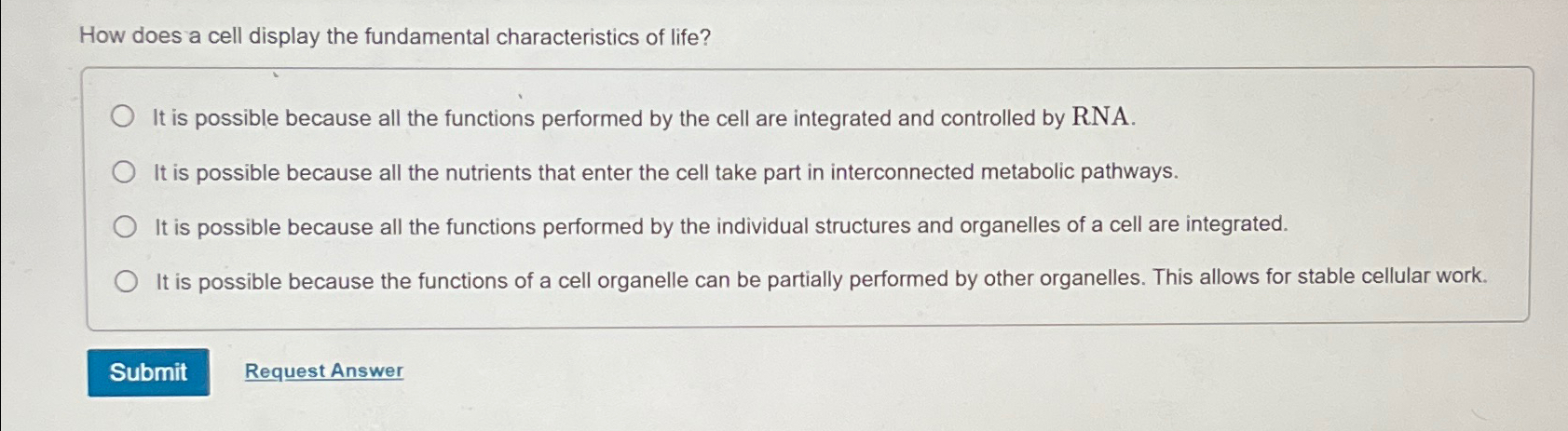 Solved How does a cell display the fundamental | Chegg.com