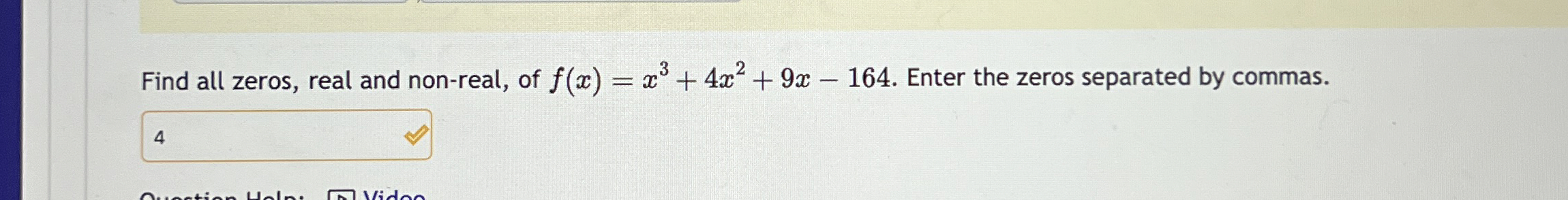Solved Find all zeros, real and non-real, of | Chegg.com